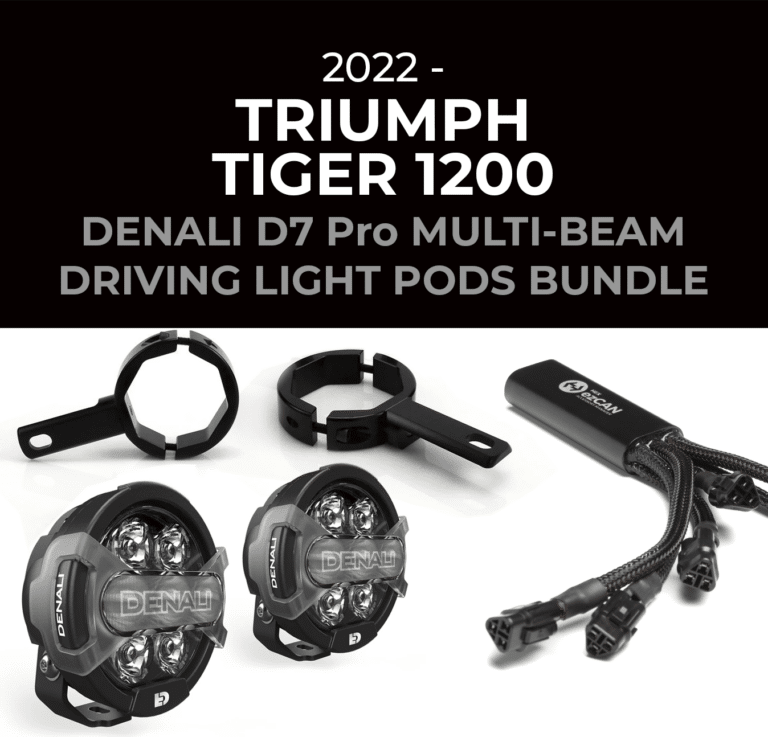 TRIUMPH Tiger 1200 '22-' Bundle with DENALI D7Pro Multi-Beam Driving ...