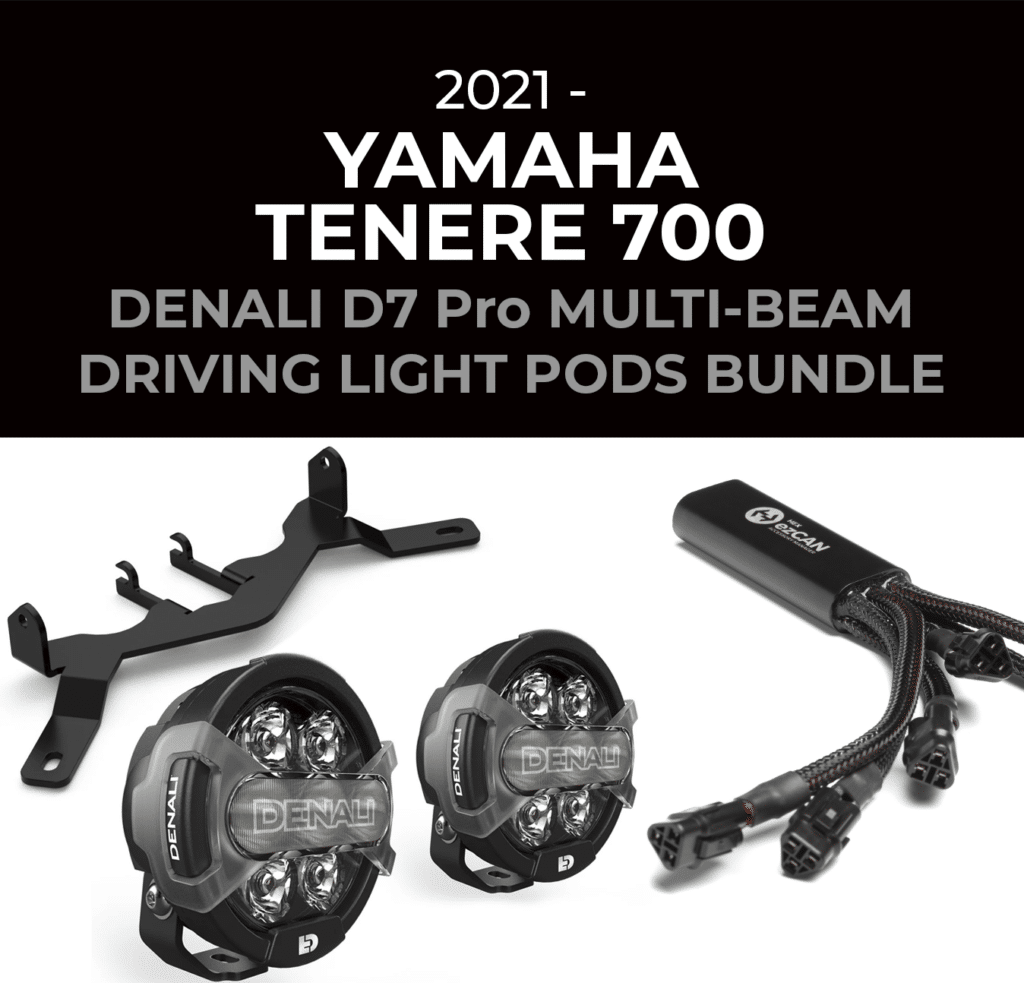 YAMAHA Tenere 700 '21-' Bundle with DENALI D7Pro Multi-Beam Driving ...